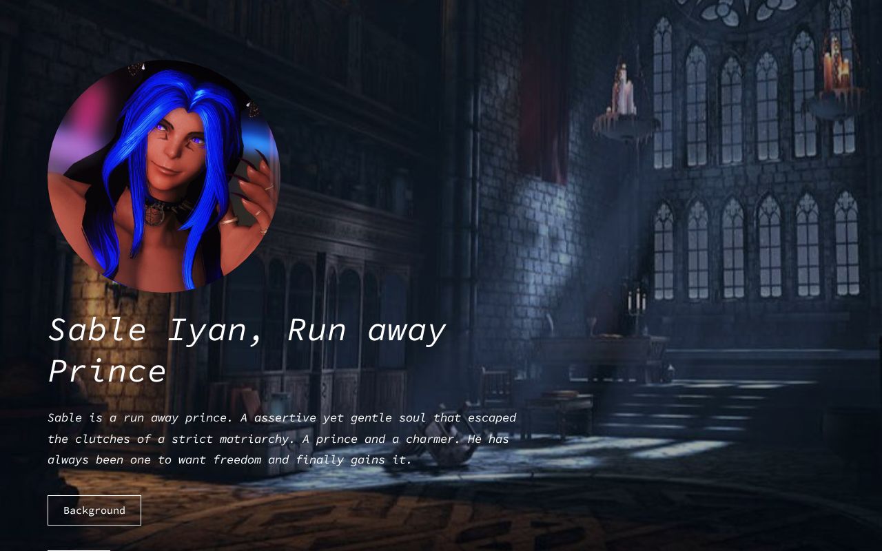 Sable Iyan, Run-away Prince